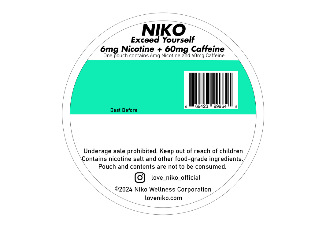 NIKO - Nicotine + Caffeine Pouches - Exceed Yourself – NIKO Exceed Yourself